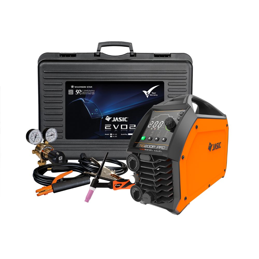 Jasic EVO TIG 200 PFC Welding Inverter | 200A Jasic TIG Welder - BWS Ltd
