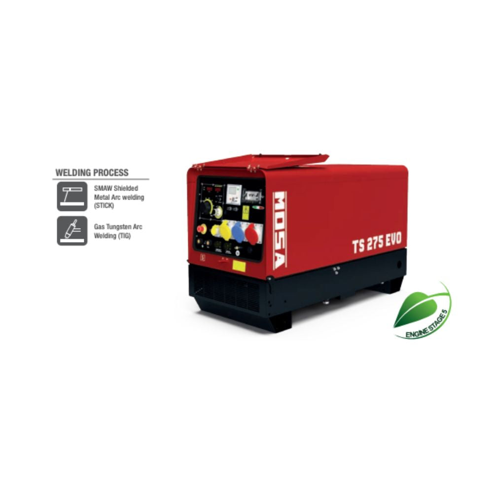 MOSA TS 275 EVO Control Diesel Welder Generator - BWS Ltd